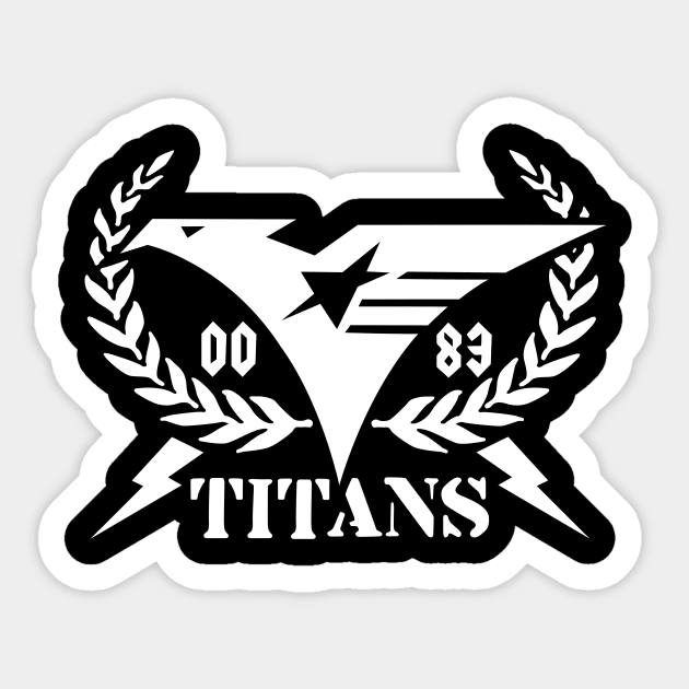 Z Gundam Titans Gundam Sticker Teepublic